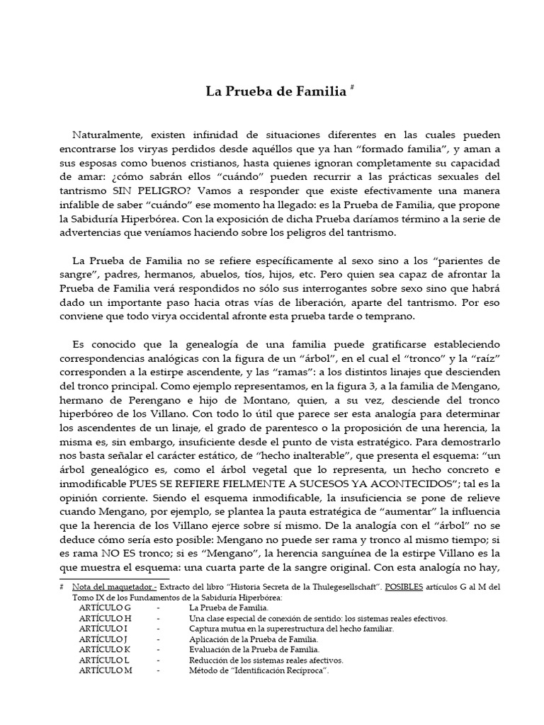 Prueba de Familia | PDF | Amor | Evolución