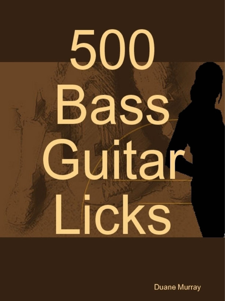 500 Bass Guitar Licks | PDF | Bajo | Puntuación