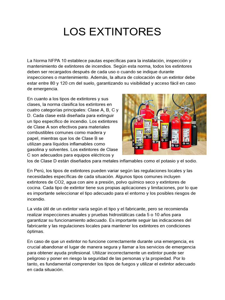 Prueba Hidrostática de Extintores | PDF