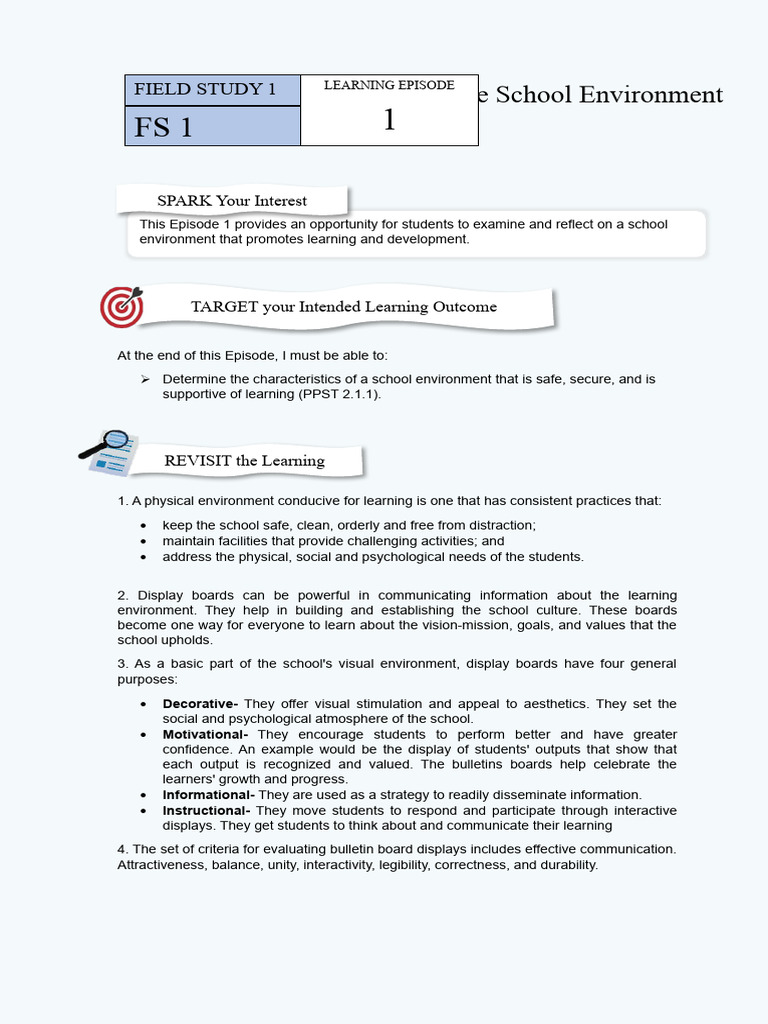 Observation Sheet 1 | PDF | Classroom | Learning