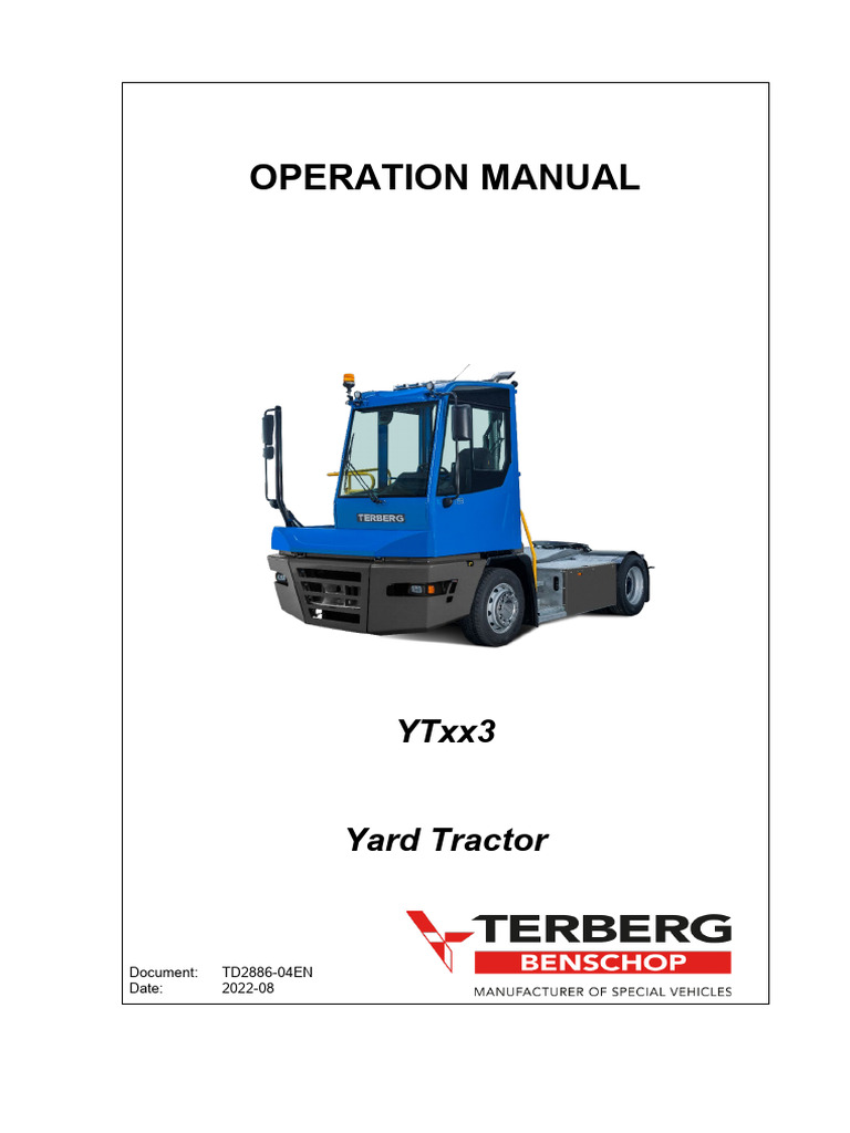 Terberg Yt193 Series | PDF | Truck | Tractor