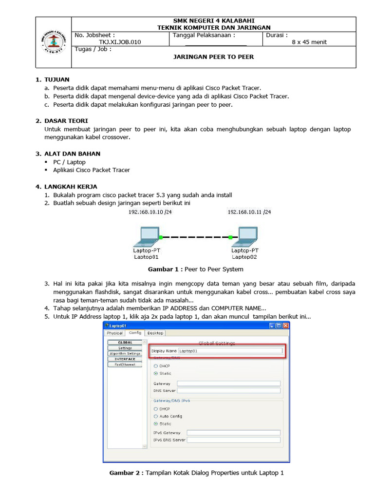 JS3. Jaringan Peer To Peer | PDF