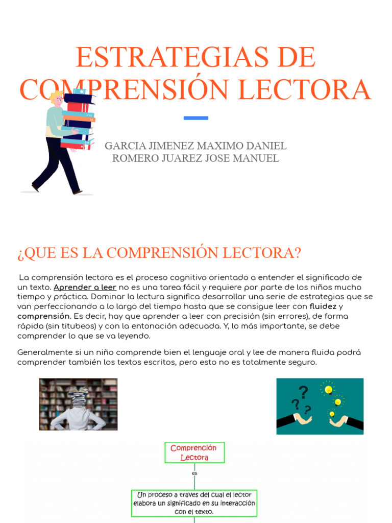 Comprencion Lectora | PDF | Comprensión lectora | Comprensión