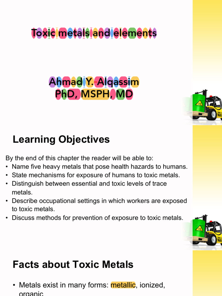 14 - Toxic Metals and Elements | PDF | Nickel | Cadmium