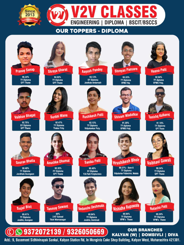 V2V Classes Toper | PDF