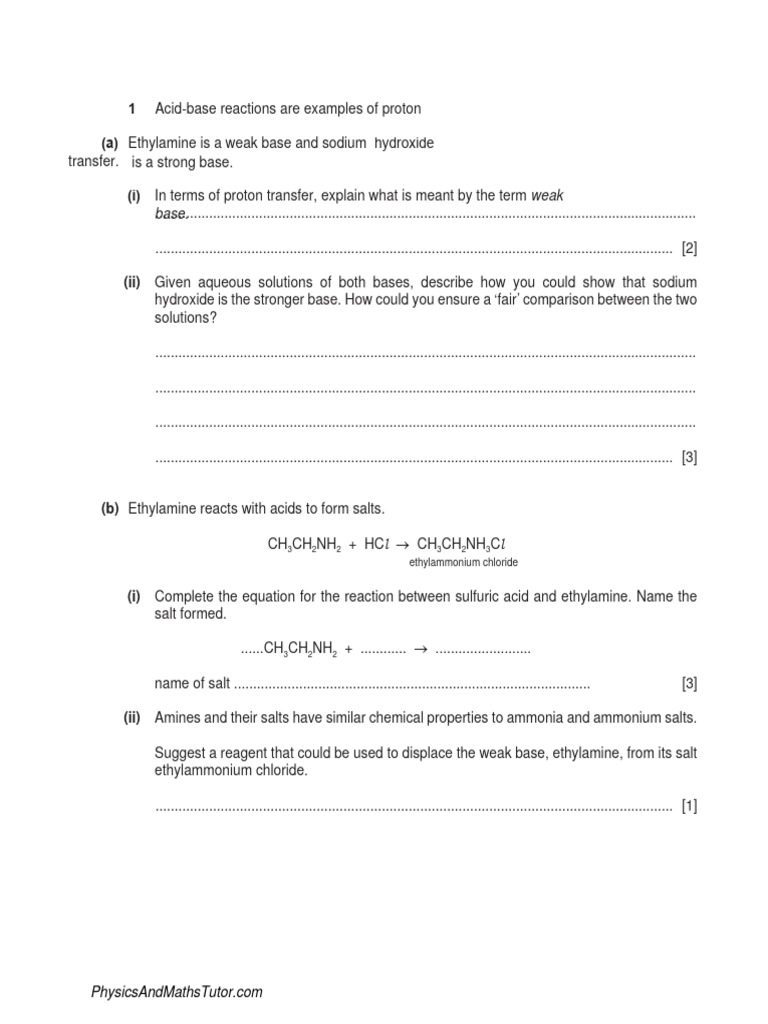 Chemistry Chapter 1 Merged | PDF | Gases | Ammonia