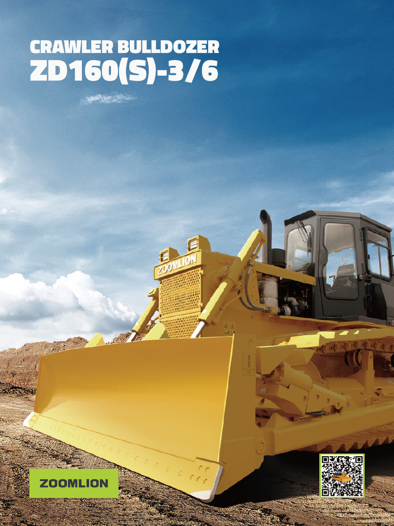 ZOOMLION ZD160 (S) - 3 Crawler Bulldozer | PDF | Manufactured Goods ...