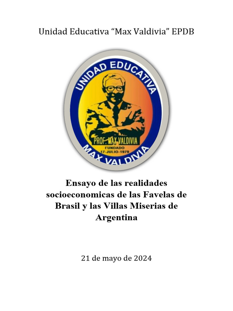 Unidad Educativa Max Valdivia Epdb | PDF