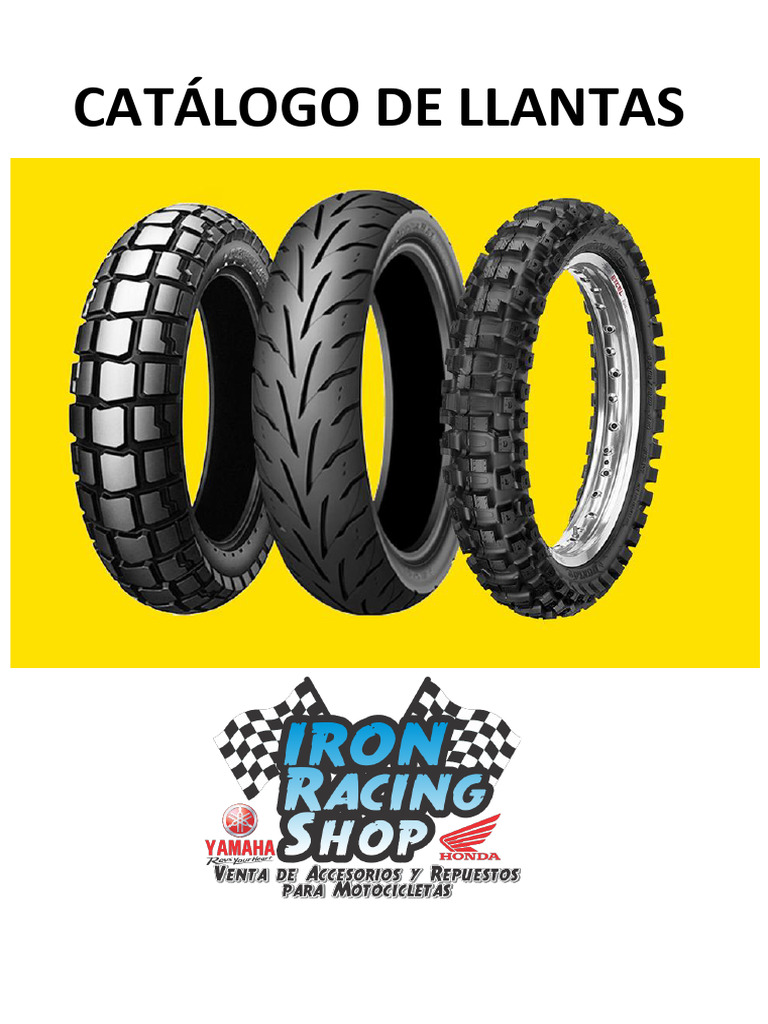 Catalogo de Llantas 2024 Iron Racing Shop Marzo | PDF