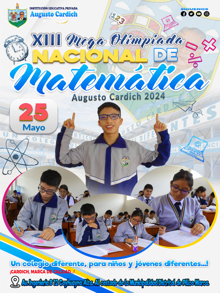 XIII Mega Olimpiada de Matemática 2024 | PDF | Ecuaciones | Números