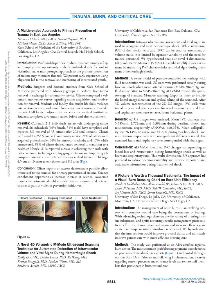 Trauma, Burn, and Critical Care.29 | PDF | Intensive Care Unit | Shock ...