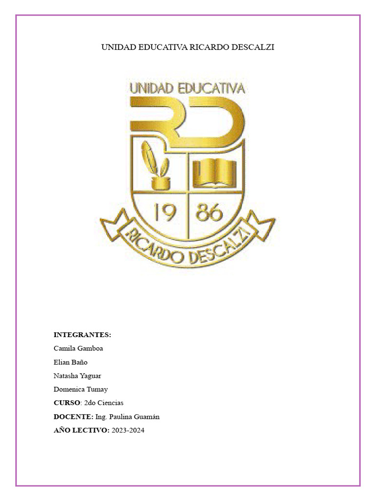 Unidad Educativa Ricardo Descalzi, Proyecto.. | PDF | Fertilizante ...