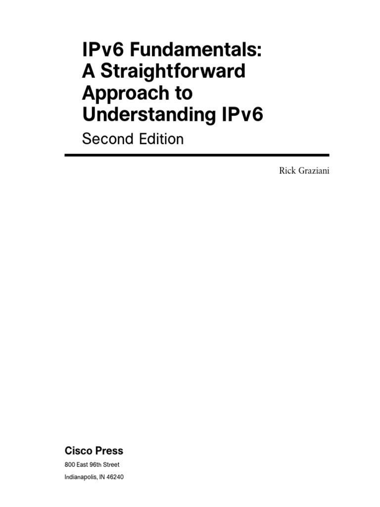 IPv6 Fundamentals | PDF | I Pv6 | Ip Address