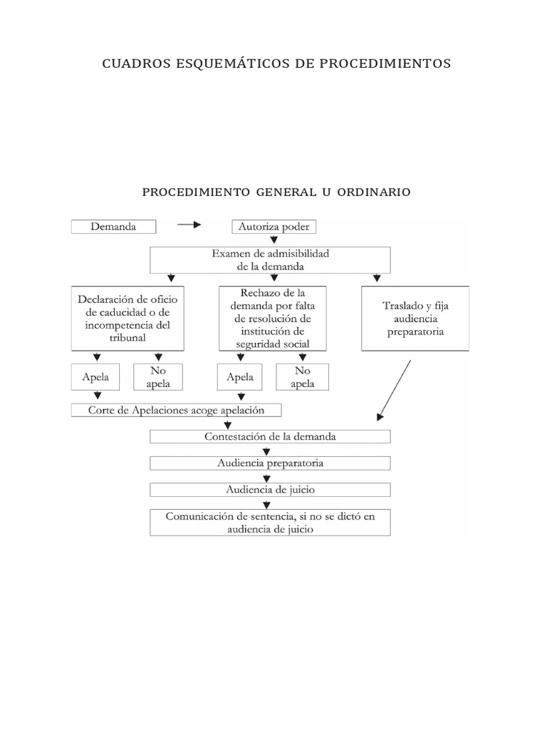 Procedimientos Judiciales: Audiencias y Actas | PDF | Mandato ...