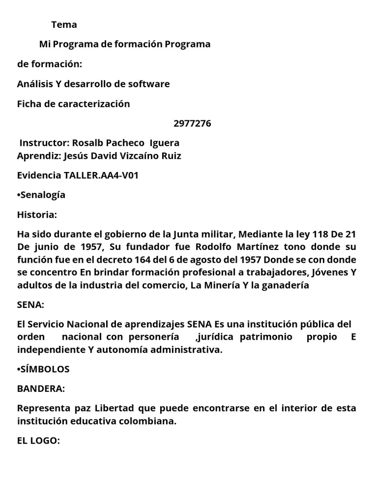 Taller - AA4-EV01 20240528 234302 0000 | PDF