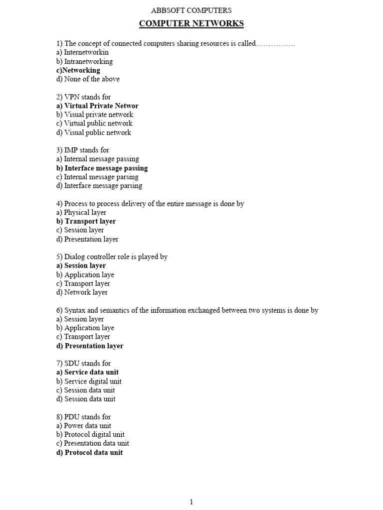 Computer-Networks | Download Free PDF | Internet Protocols | Computer Network