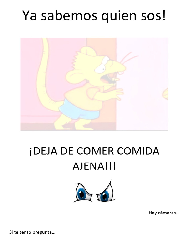 Ya Sabemos Quien Sos | PDF