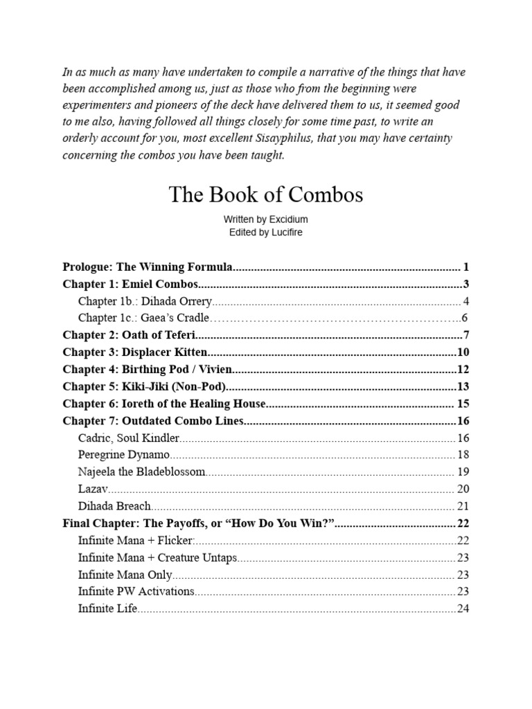 Sisay Combo Strategies Explained | PDF