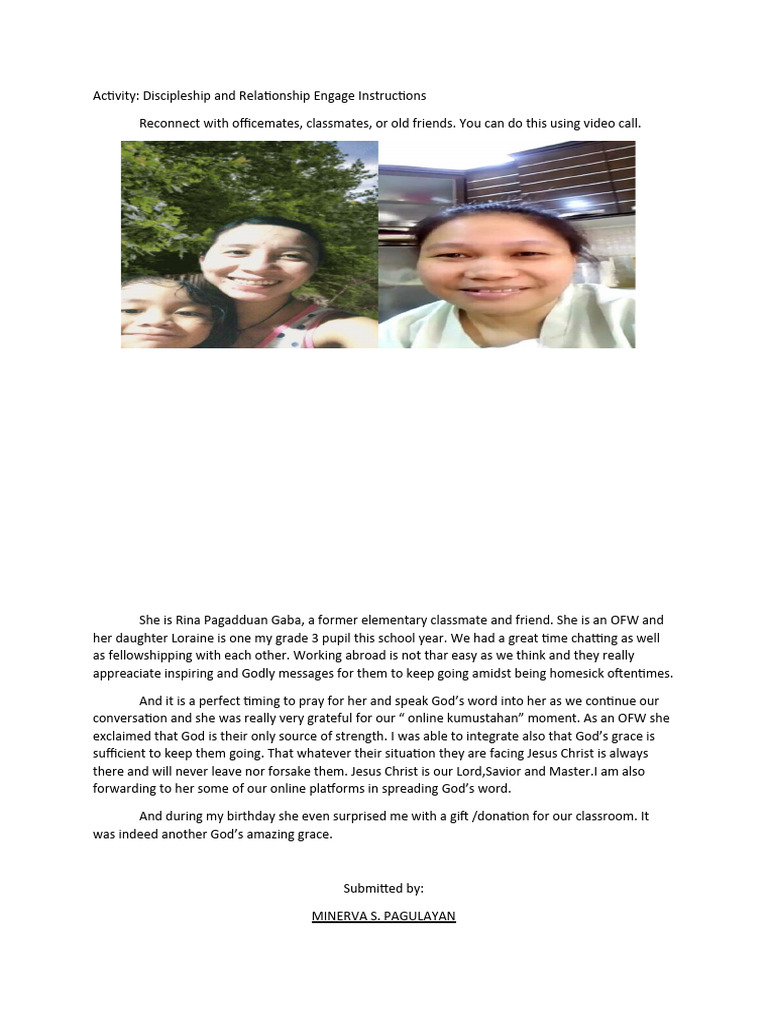 ENGAGEMENT ACTIVITY- L113 | PDF