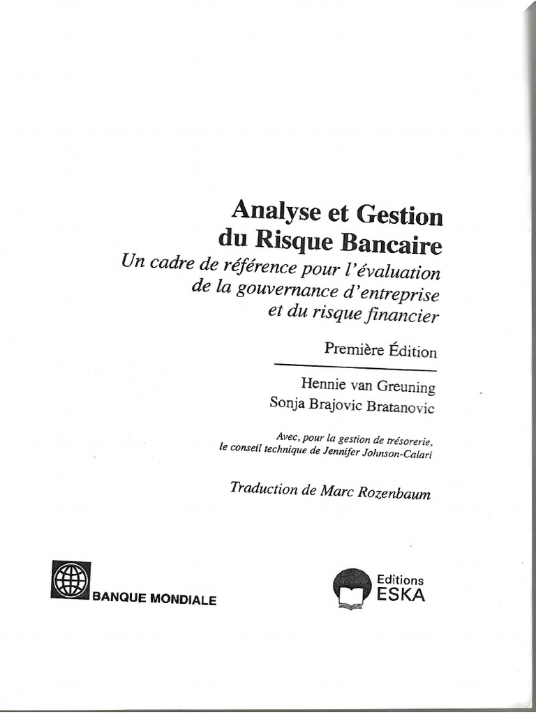 Analyse Et Gestion Des Risques Bancaires - Introduction Doc1 | PDF