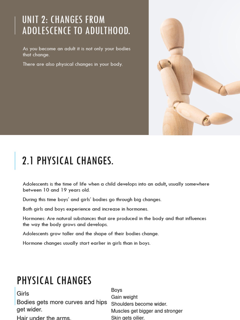 Gr 10 Term 3 Week 2 Unit 2 Physical Changes. | PDF | Adolescence | Behavioural Sciences