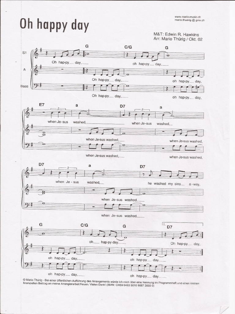 Oh Happy Day | PDF