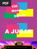 100 Mexicanos Dijeron: Juego y Preguntas | PDF