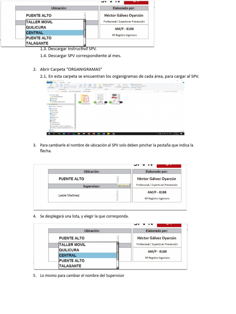 Instructivo SPV | PDF