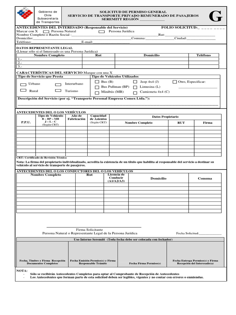 Formulario Serv Priv General 010609 | PDF | Póliza de seguros ...