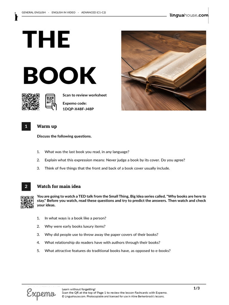 Advanced English: Discourse Markers in Books | PDF | Books | Human ...