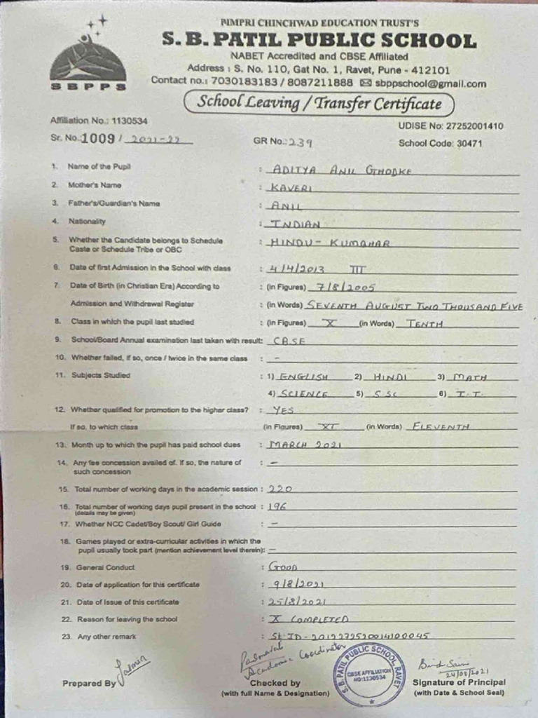 Mine School Leaving - Compressed | PDF