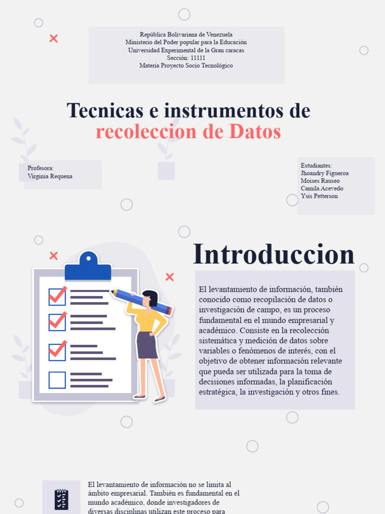 Diapositivas Levantamiento de Informacion | PDF | Planificación | Metodología