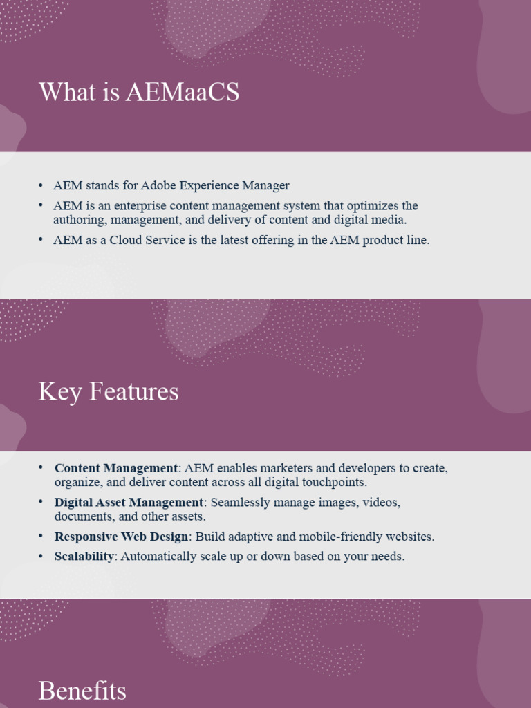 What Is AEMaaCS | PDF