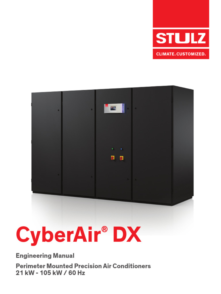 STULZ CyberAir DX Engineering Manual | PDF | Air Conditioning | Energy Technology