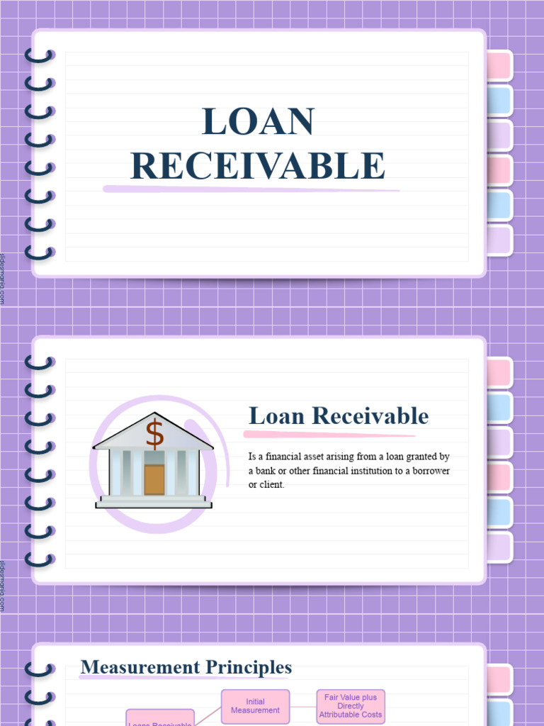 Loans Receivable Final | PDF | Loans | Historical Cost