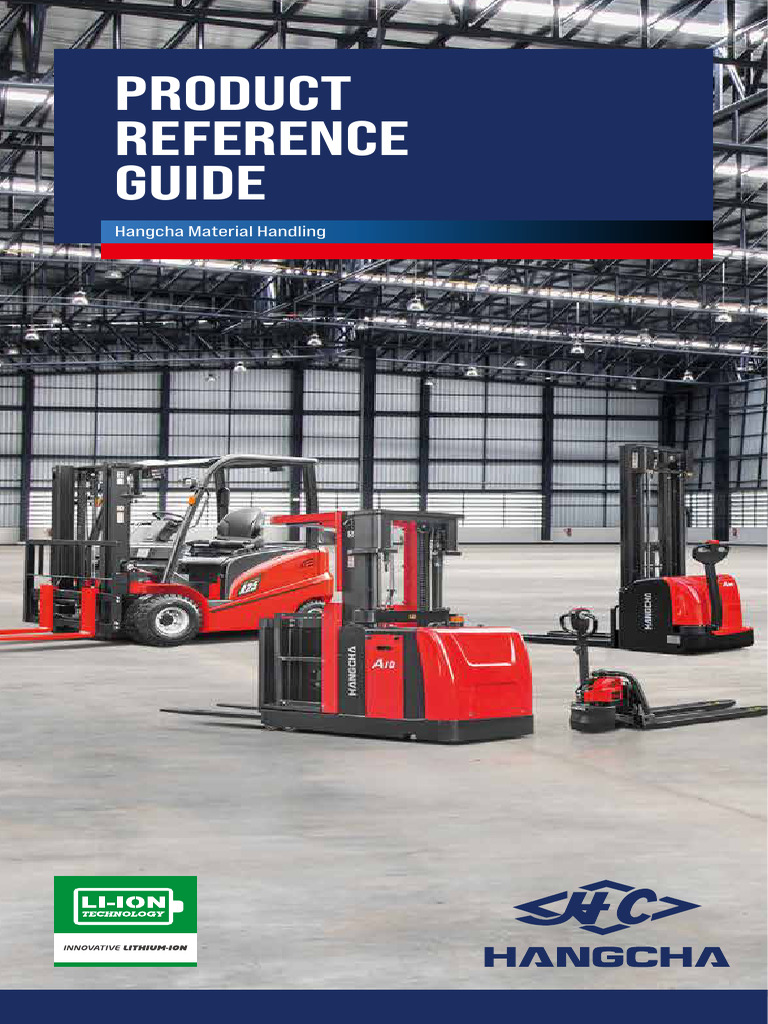 HANGCHA Product Reference Guide | PDF | Tractor | Forklift