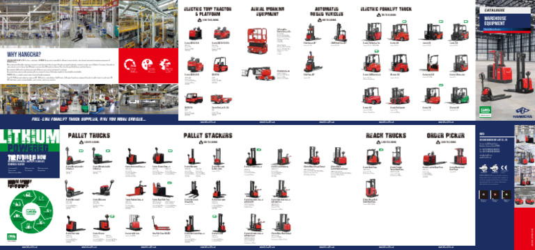 Hangcha Material Handling Equipment Catalog | PDF | Forklift | Truck