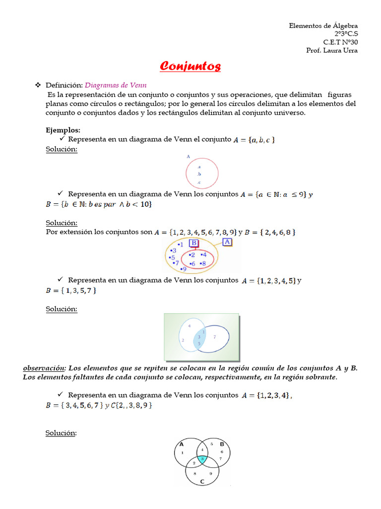 Conjuntos y Producto Cartesiano | PDF | Conjunto (Matemáticas ...