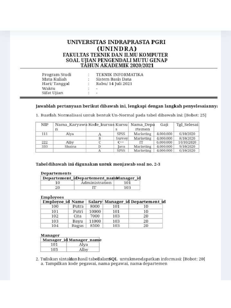 Latihan UPM SBD | PDF