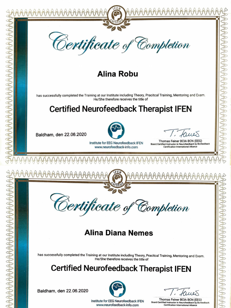 Certified Neurofeedback Therapists List | PDF | Behavioral Neuroscience ...