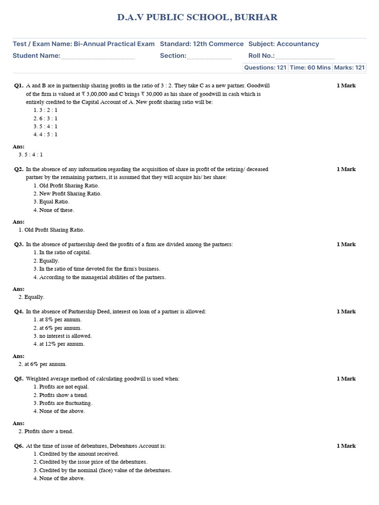 Pratical Exam Answers | PDF | Goodwill (Accounting) | Equity (Finance)
