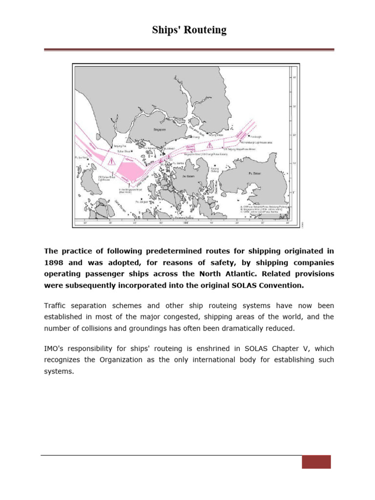 5.1.5 Ships Routeing | PDF | Traffic | United Nations Convention On The ...