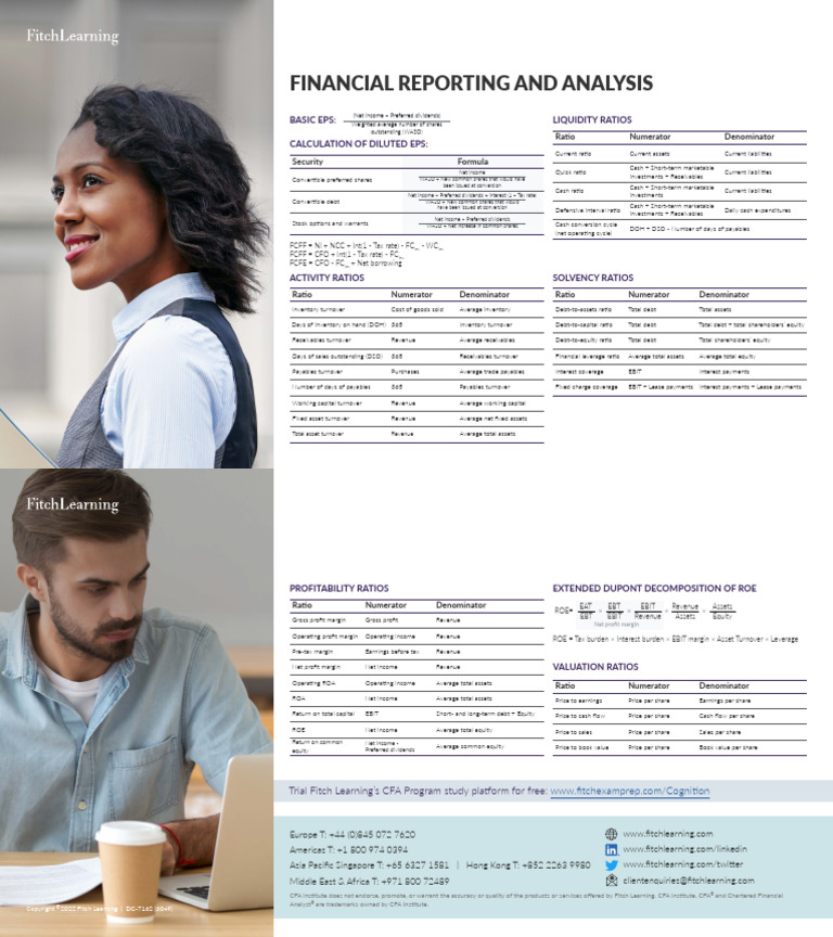 FL - CFA - Formula - Sheet - FRA Landscape (SS) 5 | PDF | Revenue ...