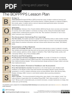 BOPPS Lesson Plan Template | PDF