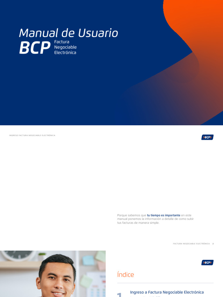 MANUAL BCP - WMN - Adelanto Facturas | PDF | Informática | Tecnologías de la información