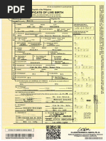 Certificate of Live Birth Form - Philippines | PDF | Law
