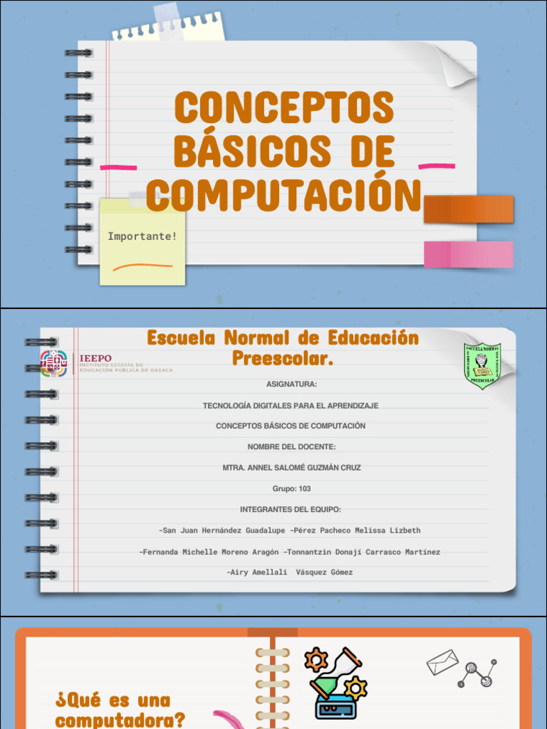 Conceptos Básicos de Computación | PDF | Hardware de la computadora ...