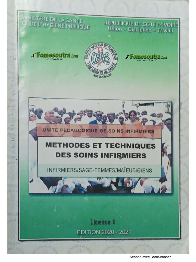 de Cours Technique de Soins Infirmiers Infas | PDF