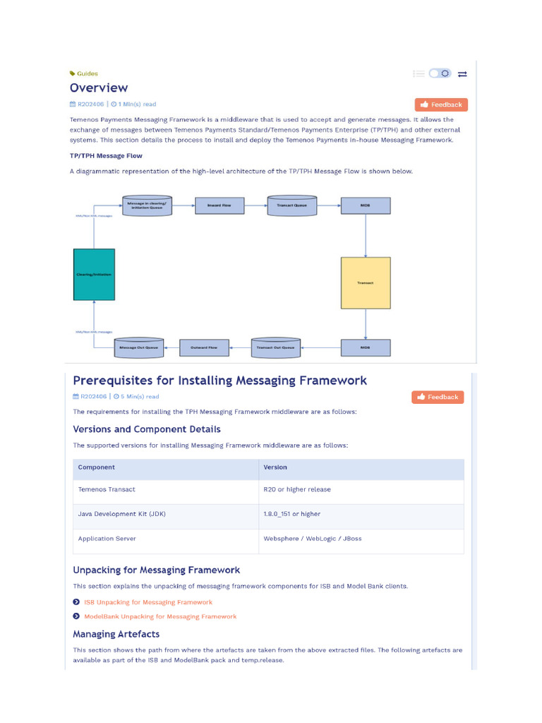 TPH Messaging Framework | PDF