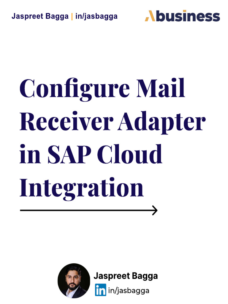 Configure Mail Adapter in SAP CPI | PDF | Gmail | Information Technology